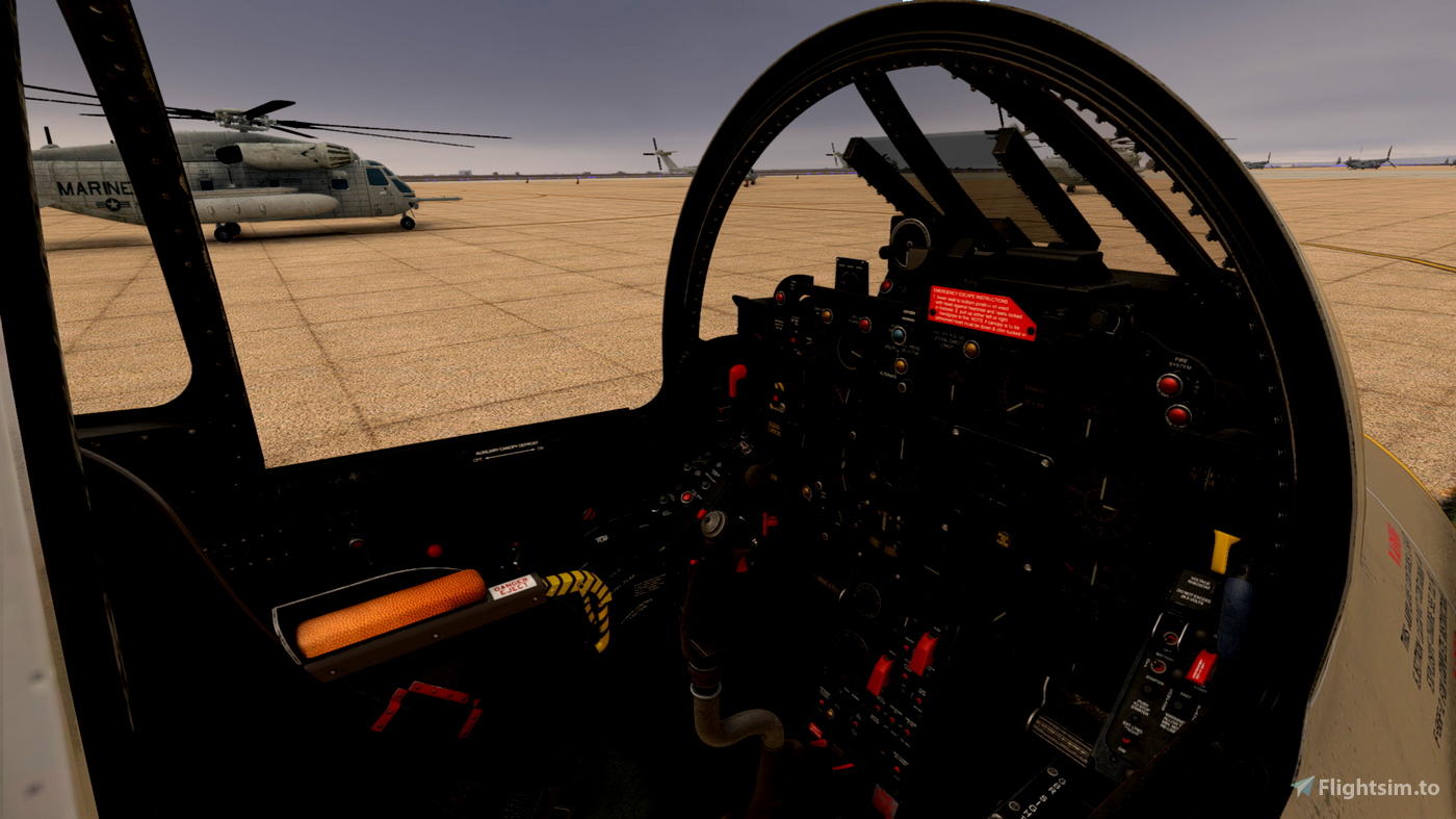 Shrike F-86F cockpit painting for Microsoft Flight Simulator | MSFS