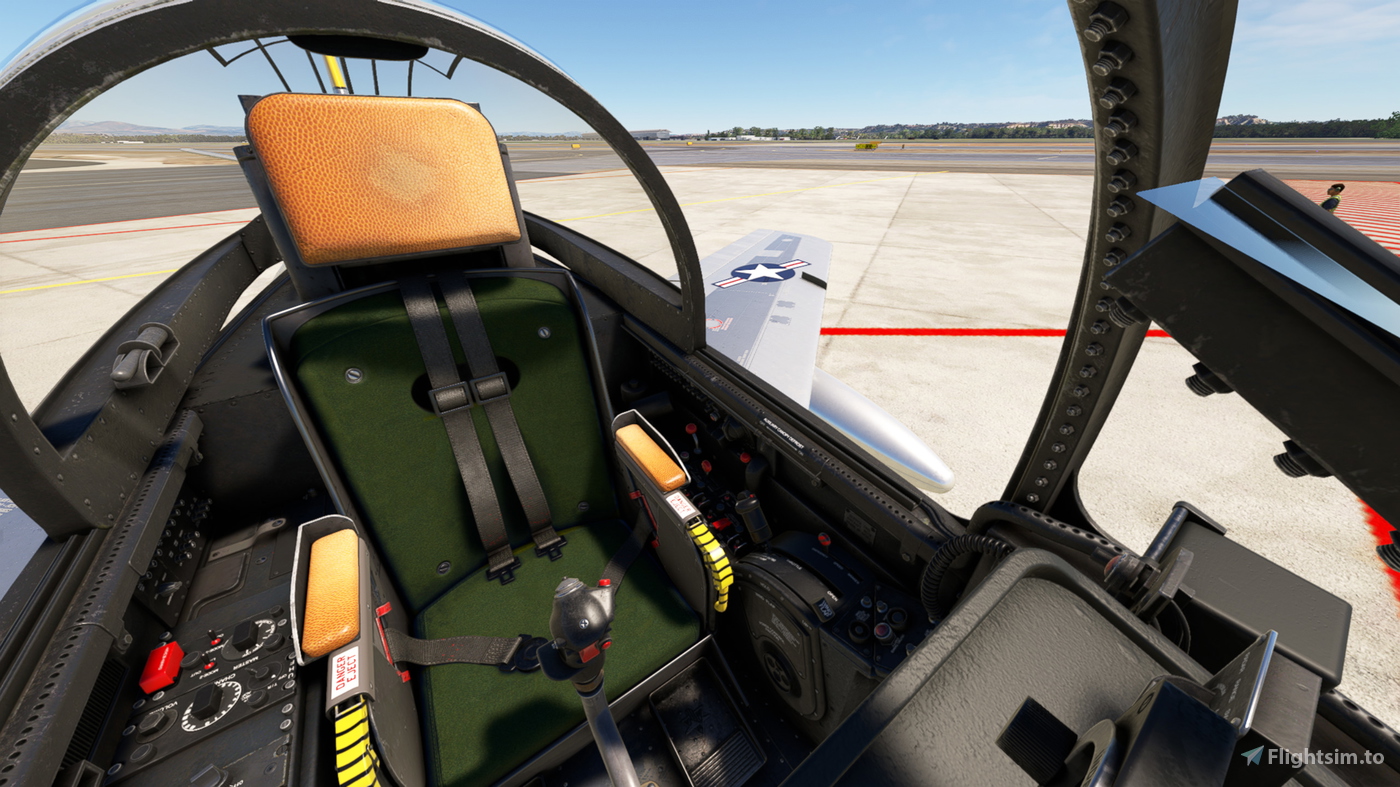 Shrike F-86F cockpit painting for Microsoft Flight Simulator | MSFS