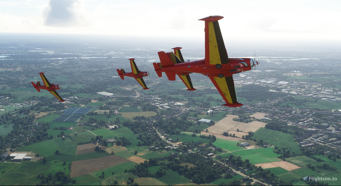 Siai-Marchetti SF-260 Belgian Air Force Red Devils for Microsoft Flight ...