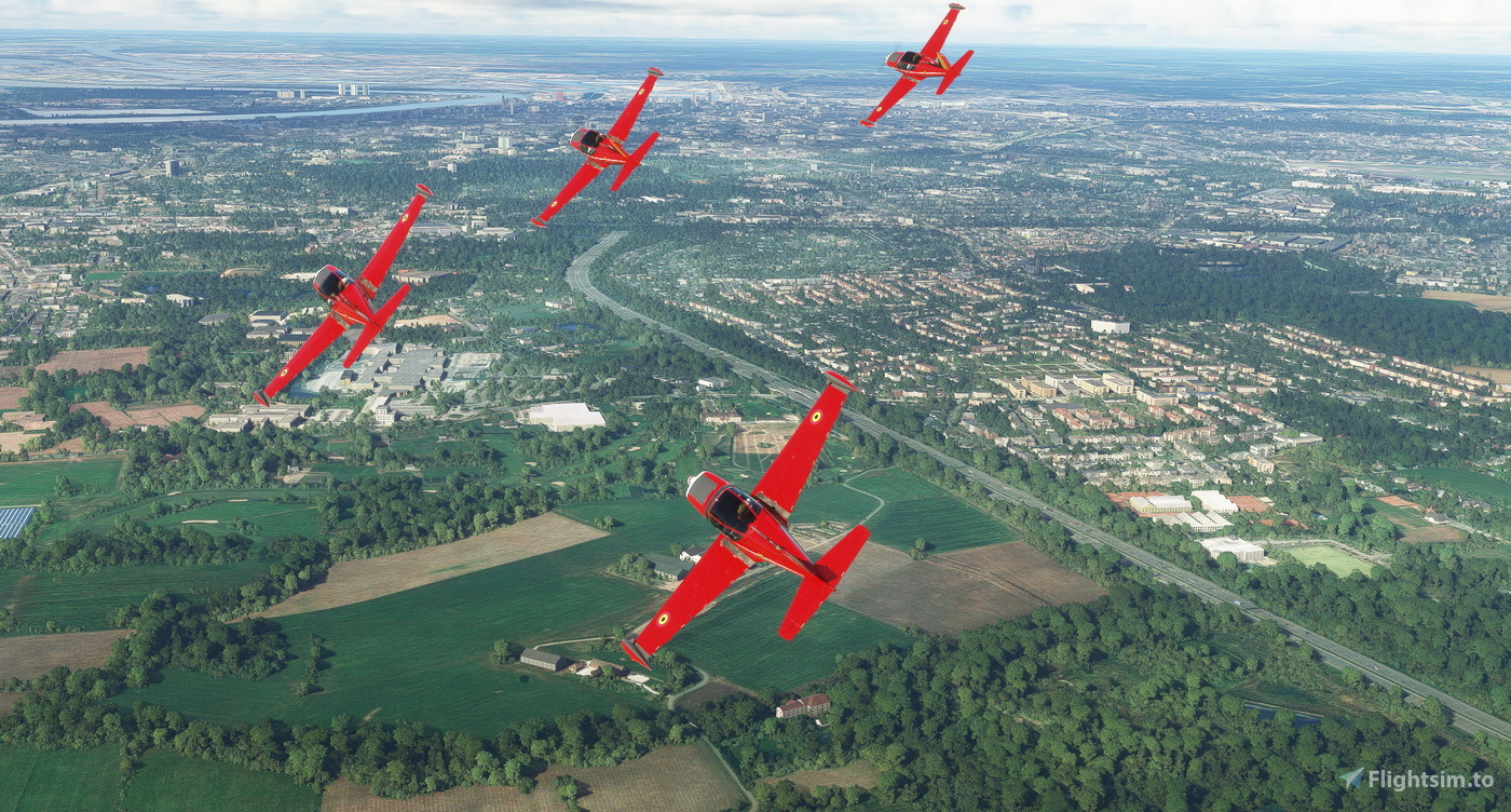 Siai-Marchetti SF-260 Belgian Air Force Red Devils for Microsoft Flight ...