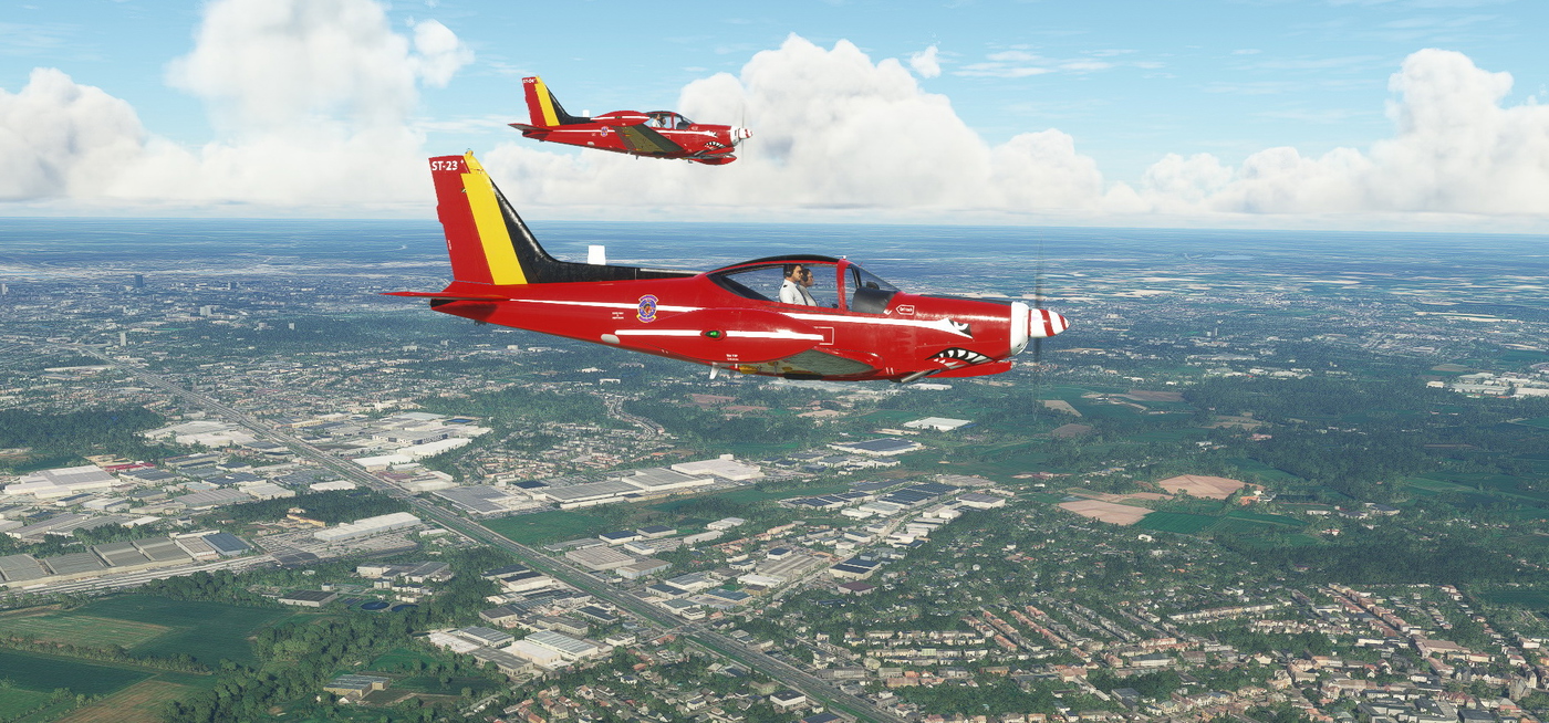 Siai-Marchetti SF-260 Belgian Air Force Red Devils для Microsoft Flight ...