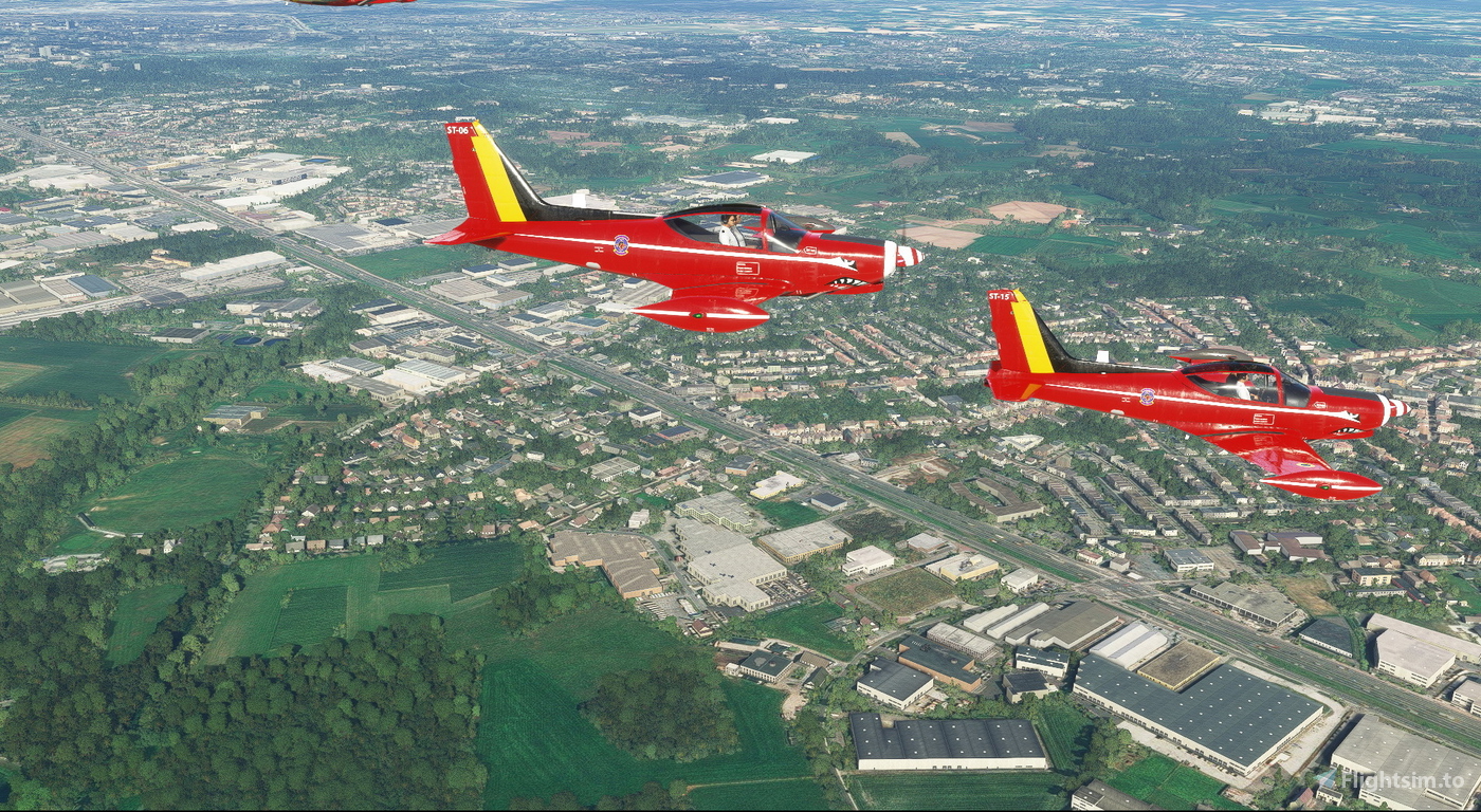 Siai-Marchetti SF-260 Belgian Air Force Red Devils for Microsoft Flight ...