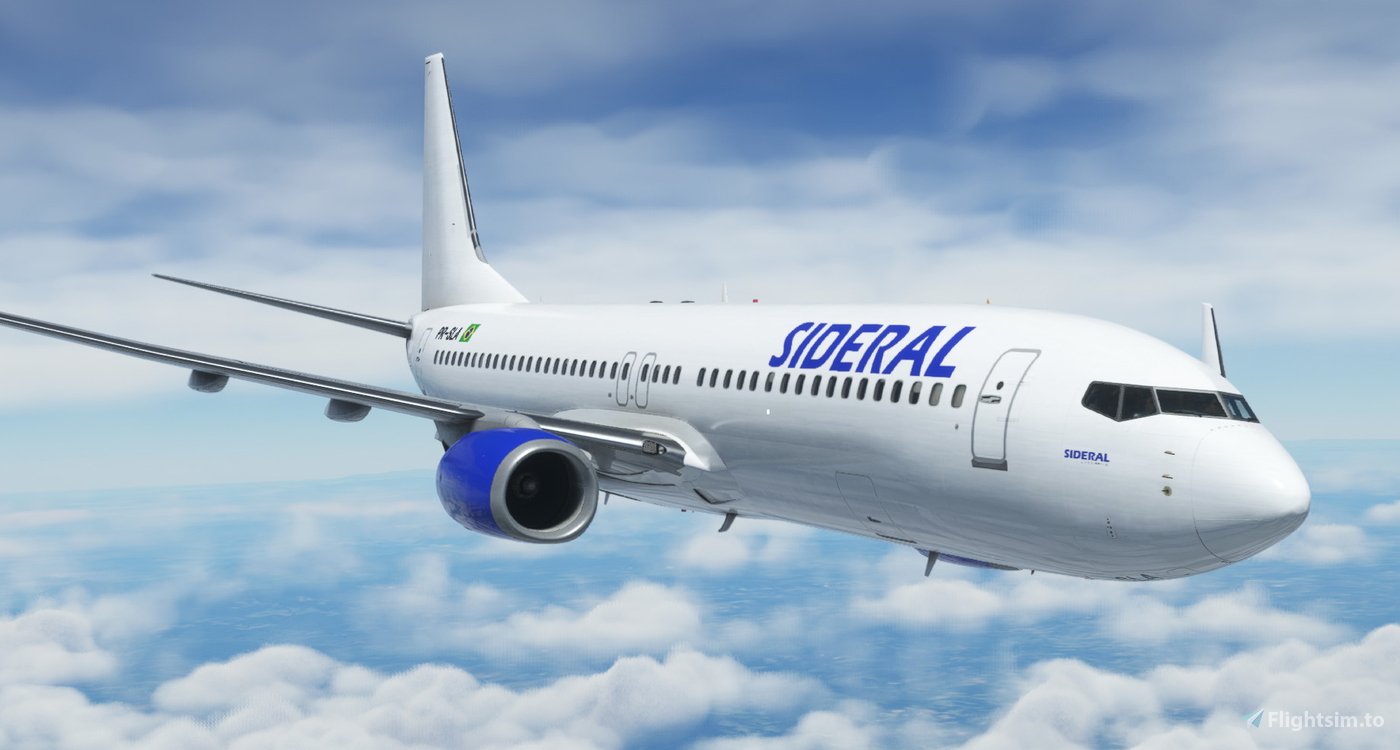 Sideral Linhas Aéreas | PR-SLA | PMDG Boeing 737-800 | 8K for Microsoft Flight Simulator | MSFS
