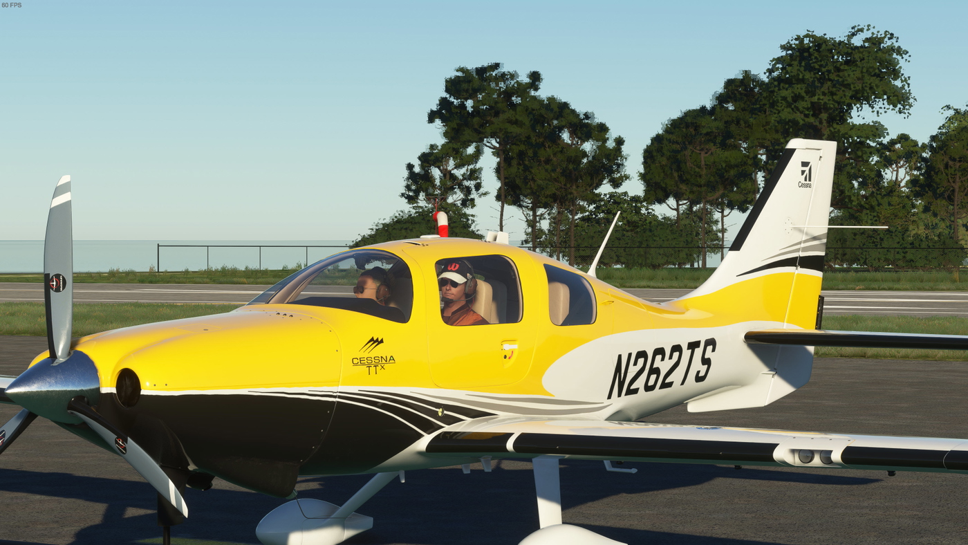 Sim Federation Cessna TTX Livery N262TS (YELLOW) のために Microsoft Flight ...