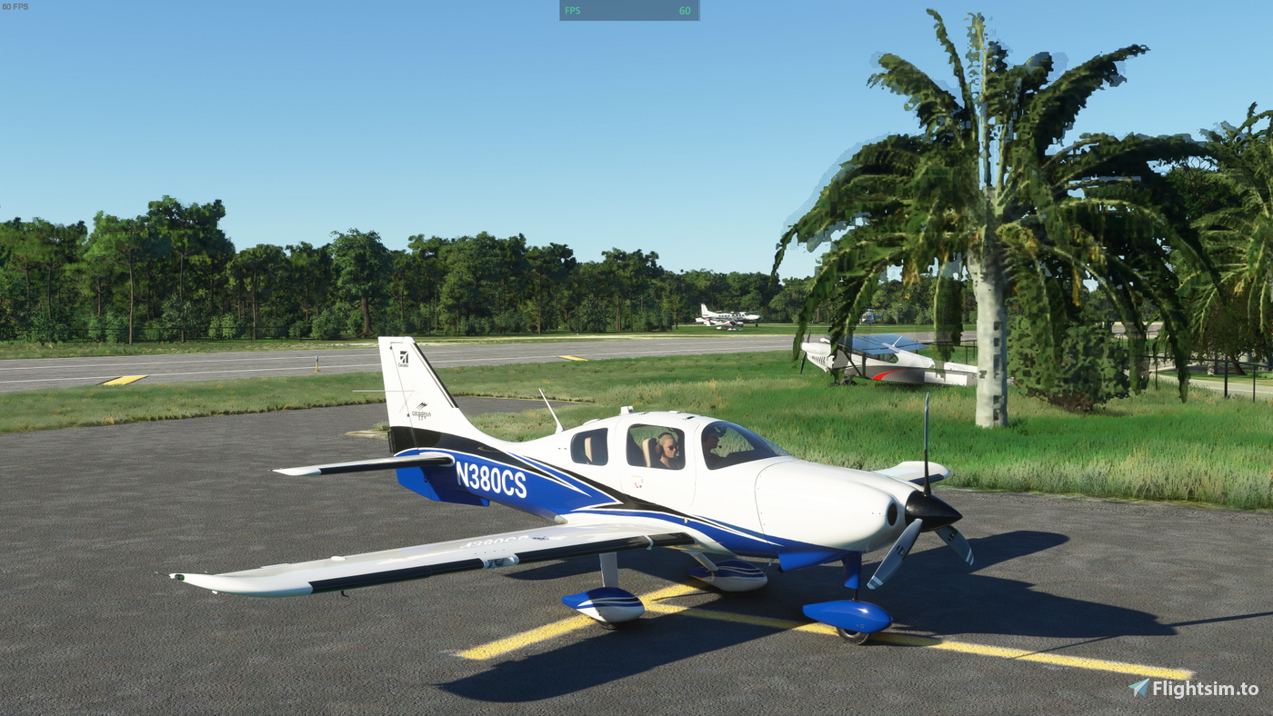 Sim Federation Cessna TTX Livery N380CS (BLUE) for Microsoft Flight ...