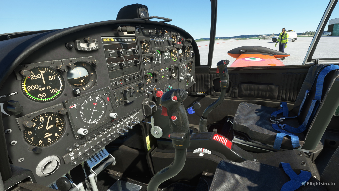 Sim Skunk Works SIAI-Marchetti SF-260 - Black Cockpit with multi ...