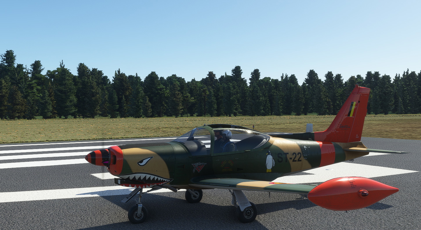Sim Skunk Works SF-260 Belgian Air Force trainer for Microsoft Flight ...