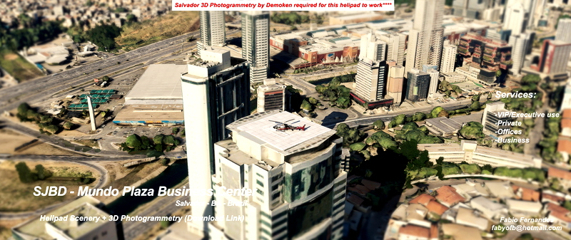 SJBD - Mundo Plaza Rooftop Helipad for Microsoft Flight Simulator | MSFS