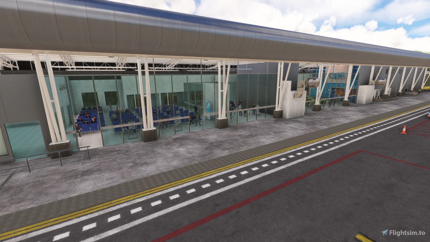 SKPS Animated people for TEIKOF Studio Scenery for Microsoft Flight Simulator | MSFS