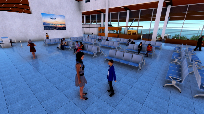 SKSM Animated people for TEIKOF Studio Scenery for Microsoft Flight ...