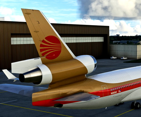 Sky Simulations MD-11 - Continental Airlines Globe Livery (N68065) for ...