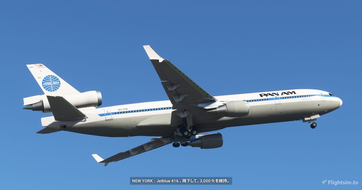 skysim MD-11 PAN AM (Fictional) [4K] for Microsoft Flight Simulator | MSFS