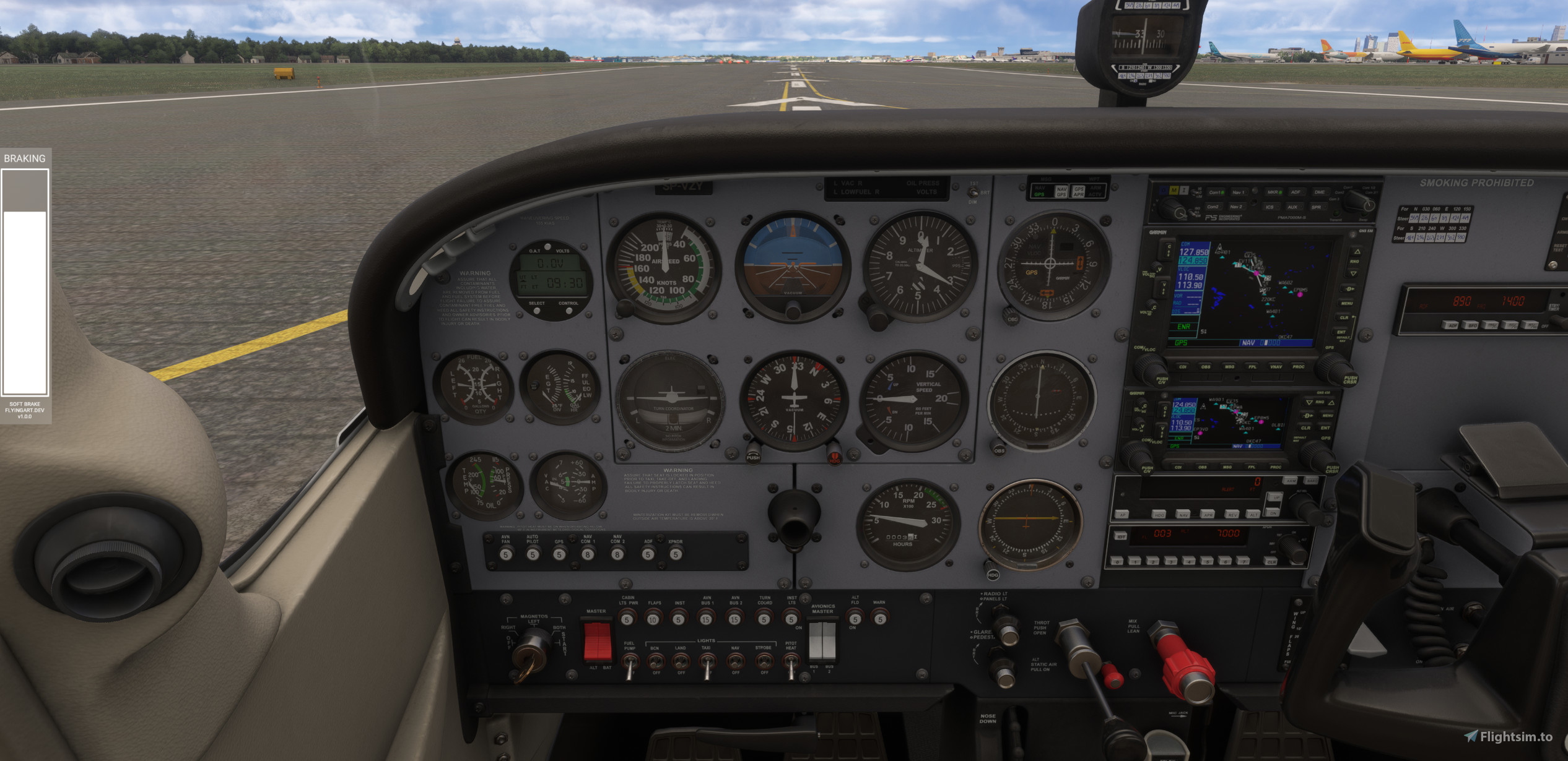 FlyingArt - Soft Brake for Microsoft Flight Simulator | MSFS