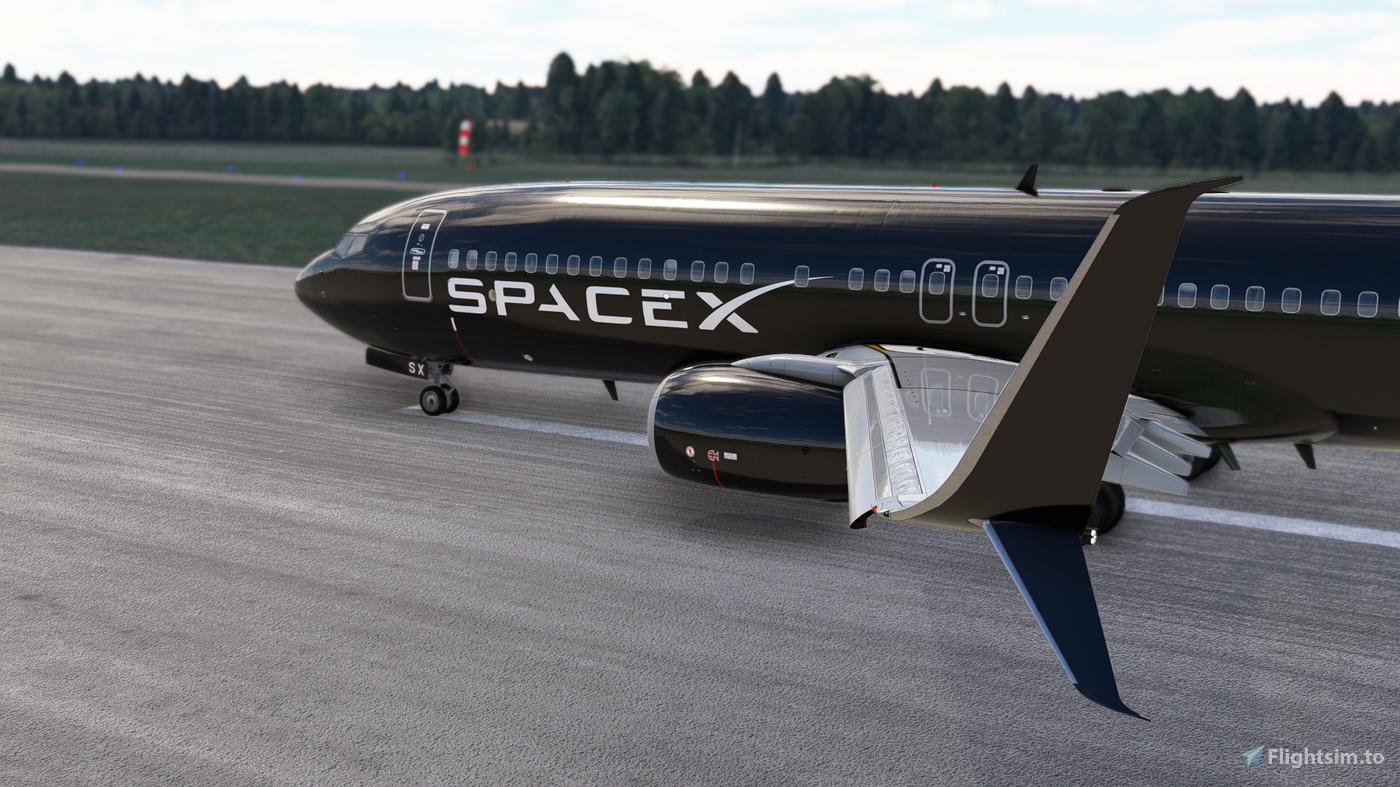 SpaceX PMDG 737-800 SSW Fictional for Microsoft Flight Simulator | MSFS