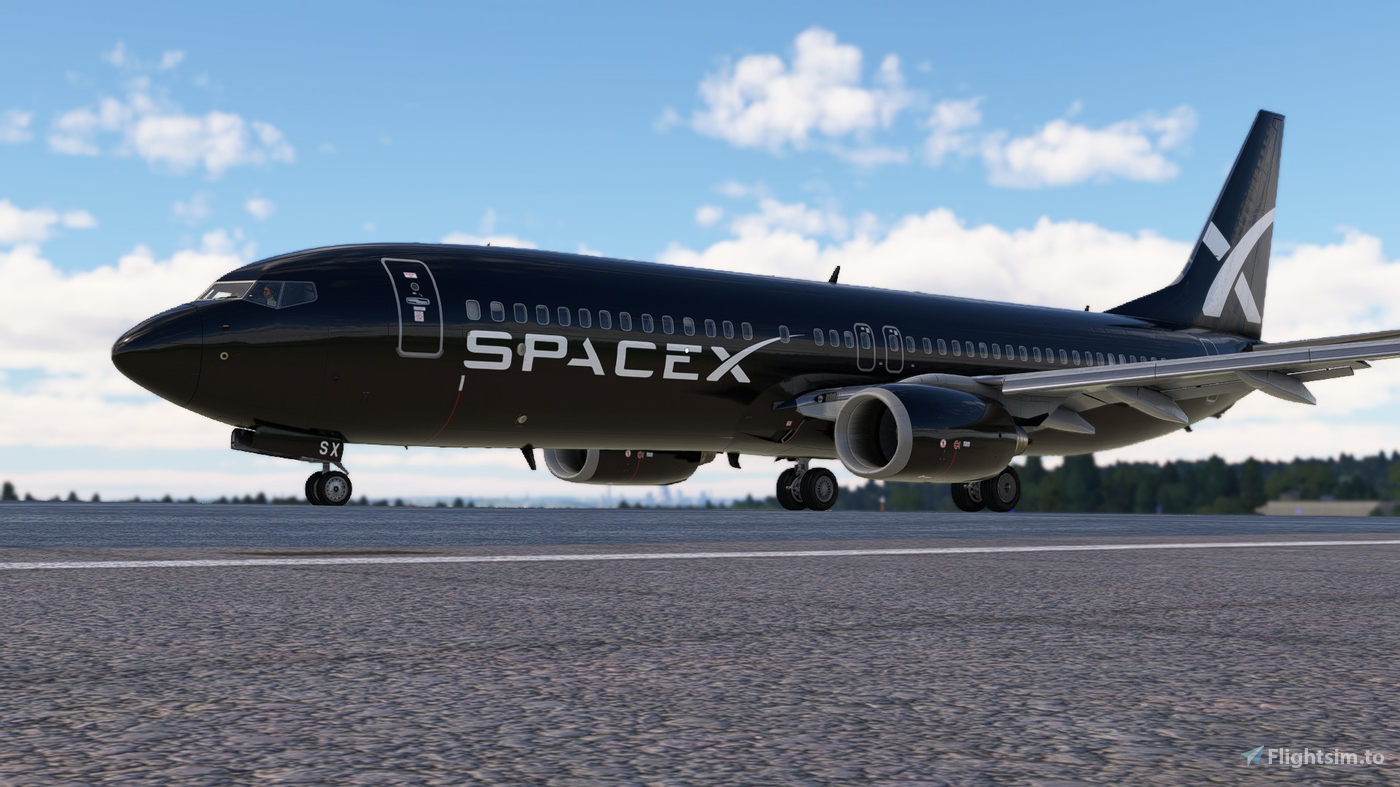 SpaceX PMDG 737-800 SSW Fictional for Microsoft Flight Simulator | MSFS