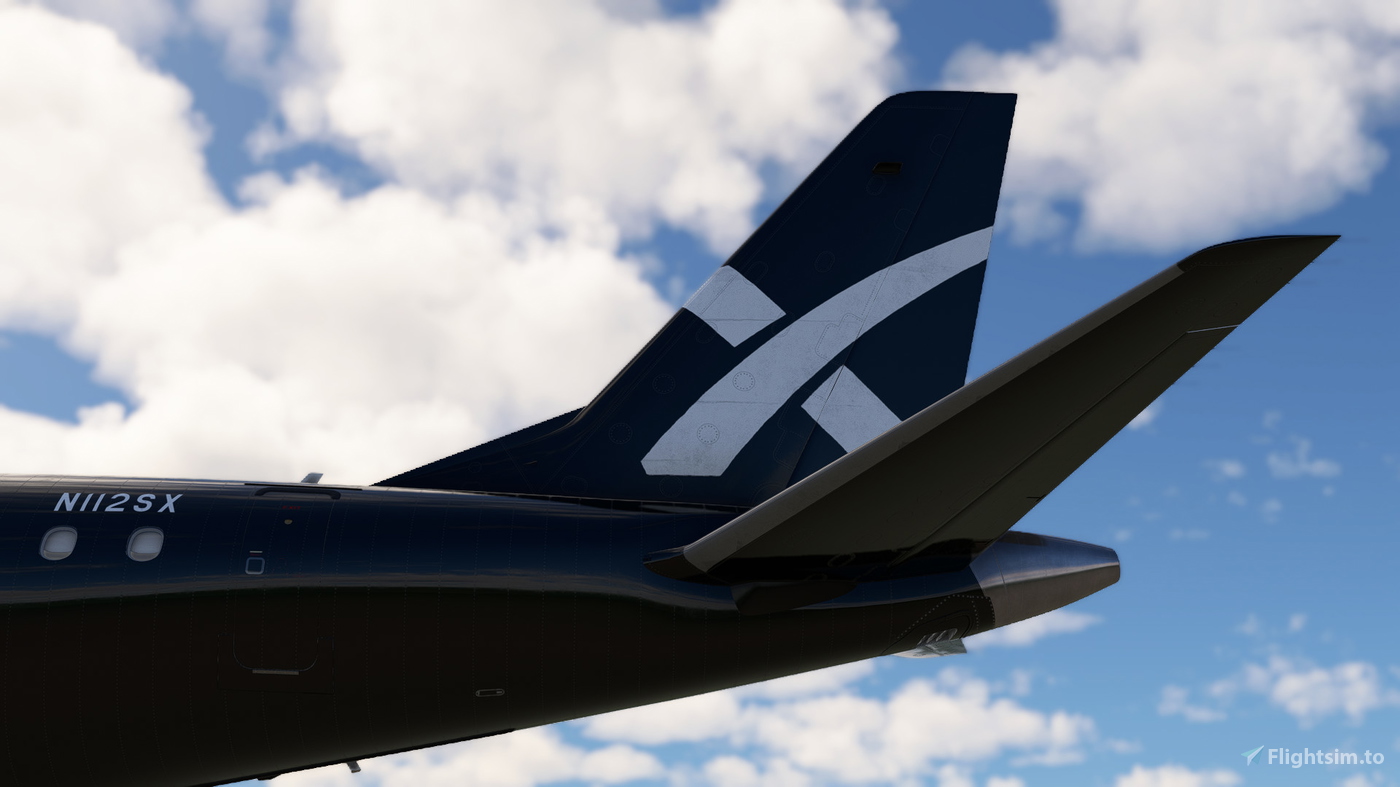 SpaceX FSS Embraer E195 Fictional for Microsoft Flight Simulator | MSFS