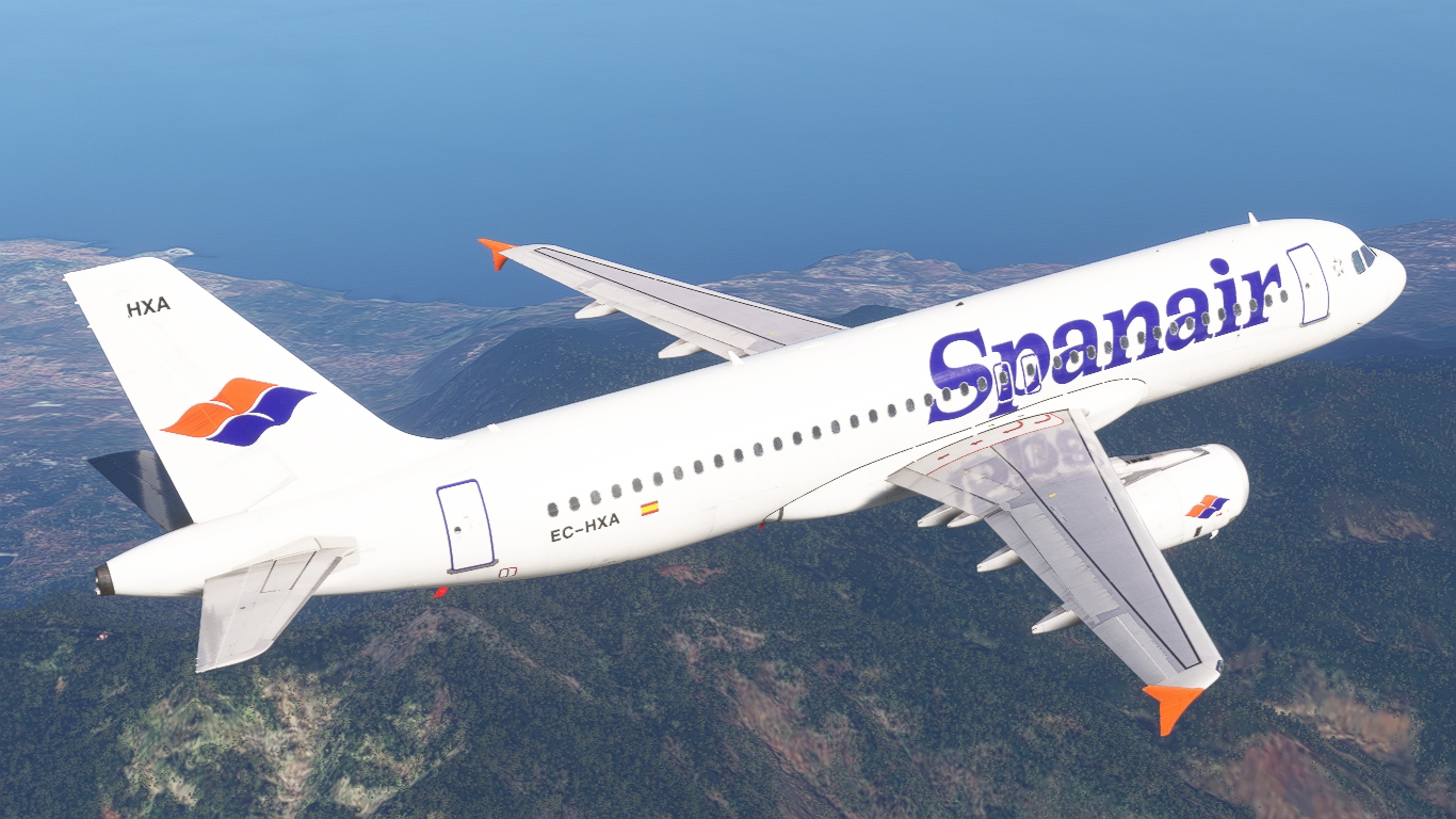 Spanair (circa 2001) EC-HXA for Microsoft Flight Simulator | MSFS