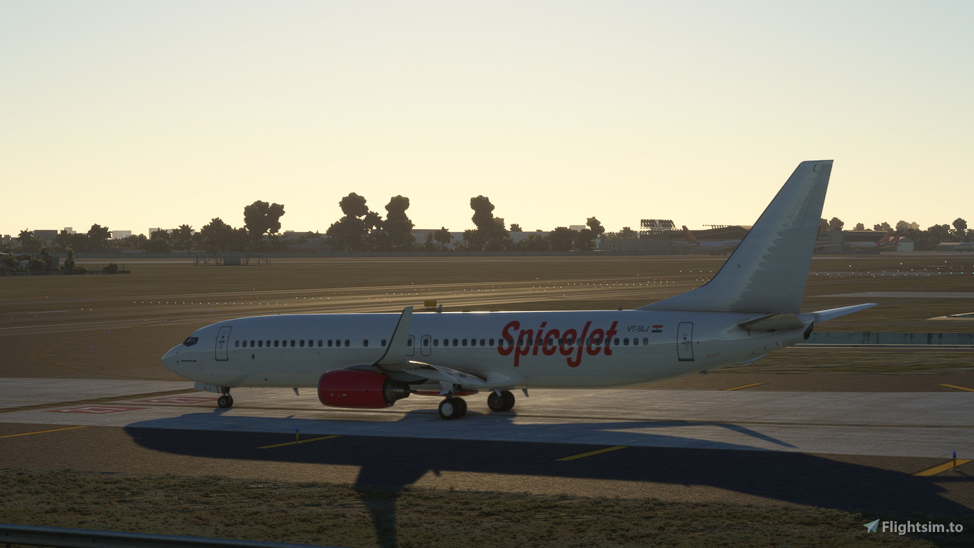 Spicejet B737-800 Livery Pack (4K) for Microsoft Flight Simulator | MSFS