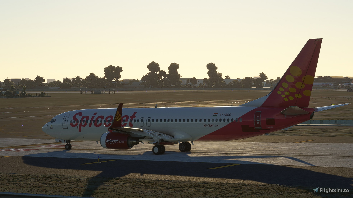 Spicejet B737-800 Livery Pack (4K) for Microsoft Flight Simulator | MSFS