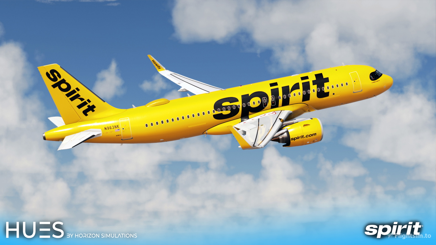 Spirit Airlines Livery Pack - FBW A32NX (8K & 4K) for Microsoft Flight ...