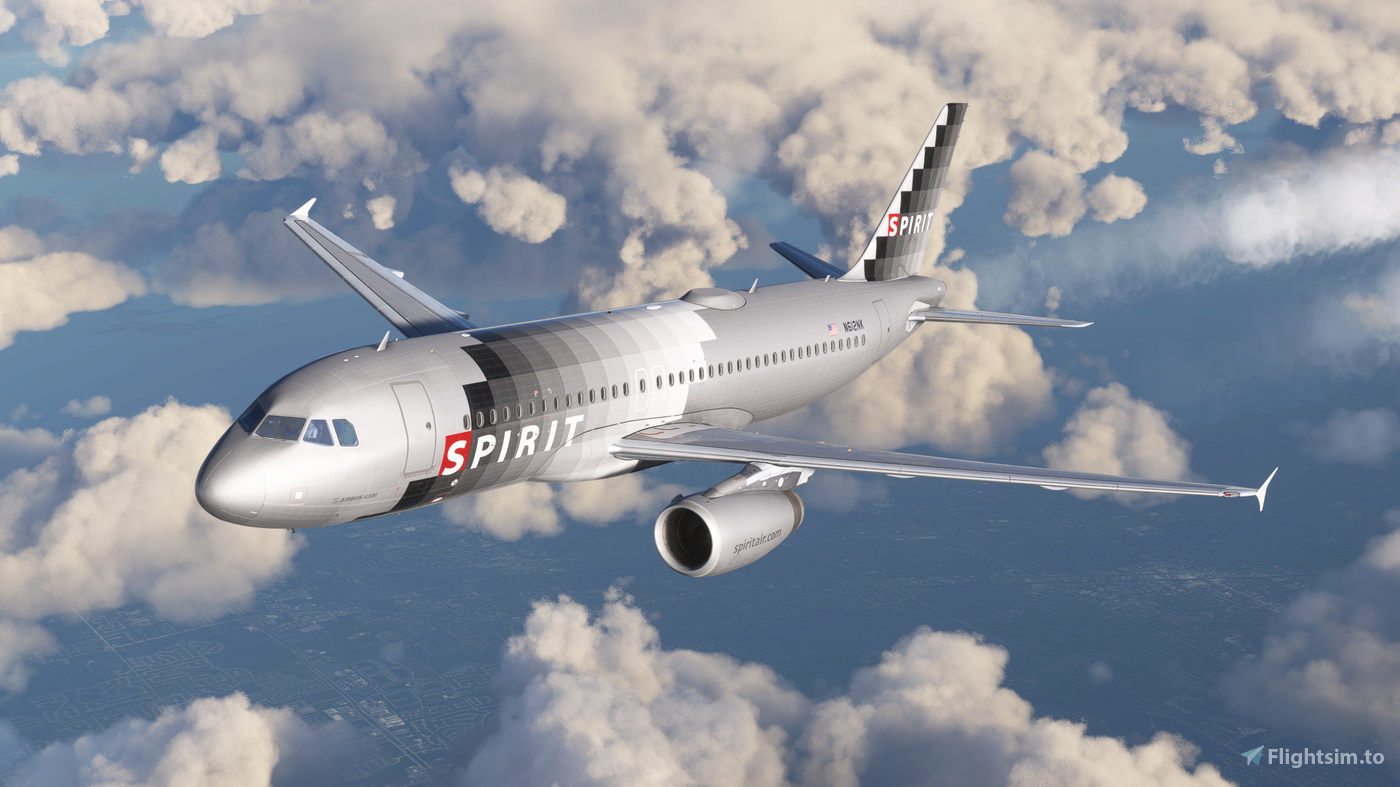 Spirit (Silver Pixels) - Fenix A320 IAE (V2) for Microsoft Flight ...