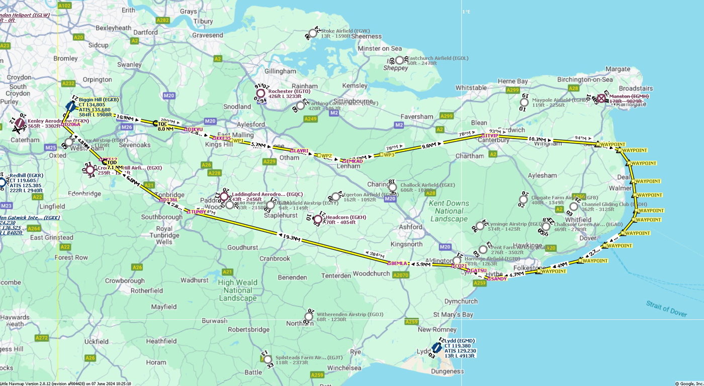 Cliffs Of Dover Map