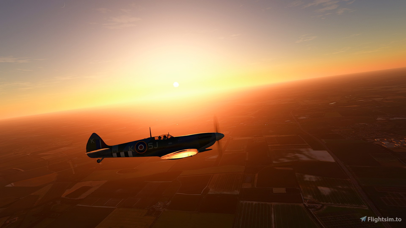 Spitfire Coastal Patrol Flight for Microsoft Flight Simulator | MSFS