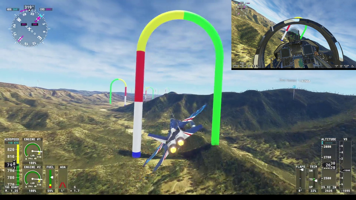 SportsFlight D1 AUS GoldCoast>Amberley Air Race for Microsoft Flight ...
