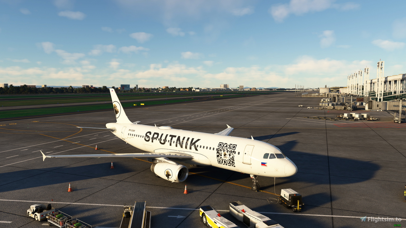 Sputnik Aviation 40k livery (Fenix A320 v2 Block2) for Microsoft Flight ...