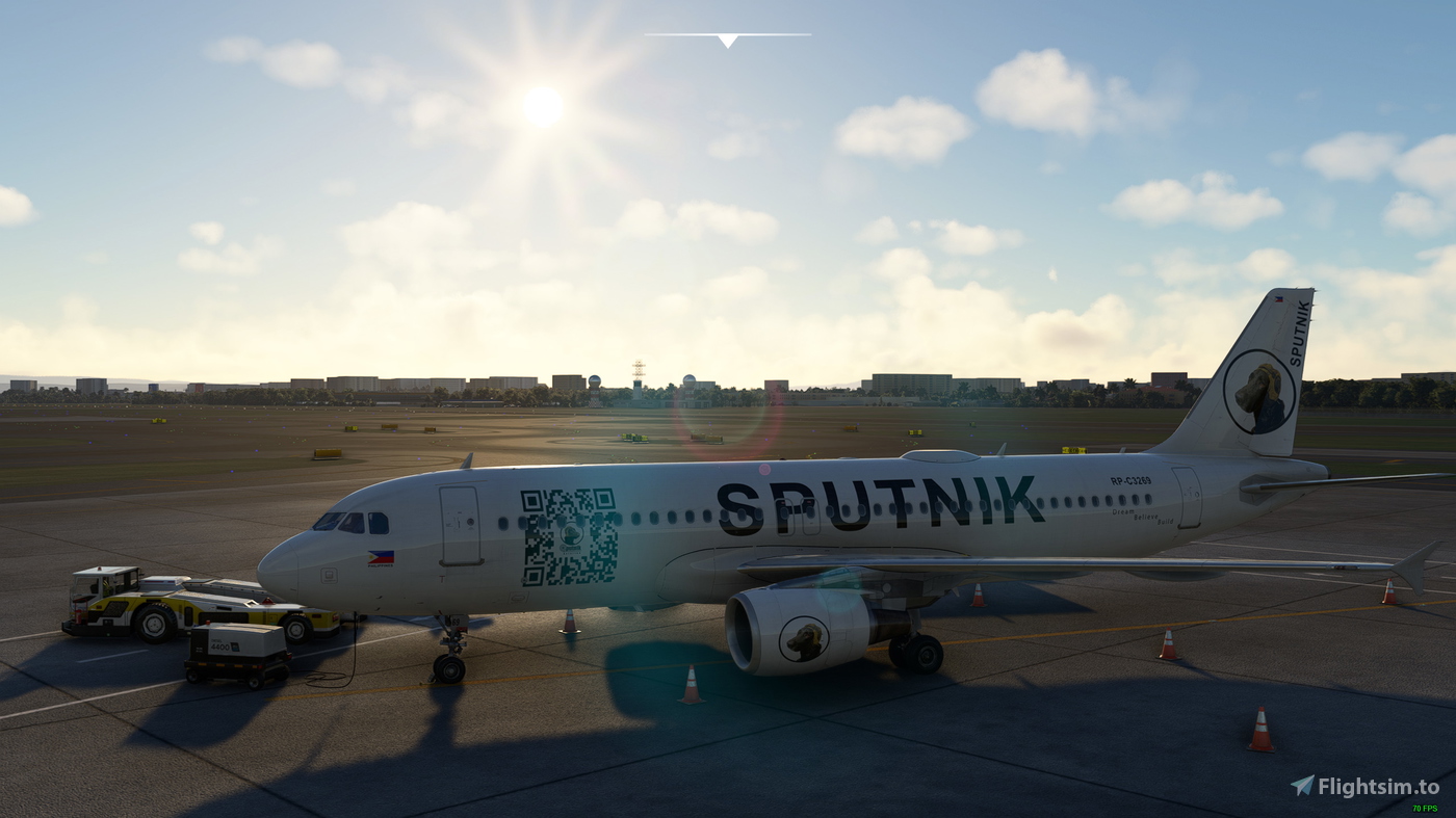 Sputnik Aviation 40k livery (Fenix A320 v2 Block2) for Microsoft Flight ...