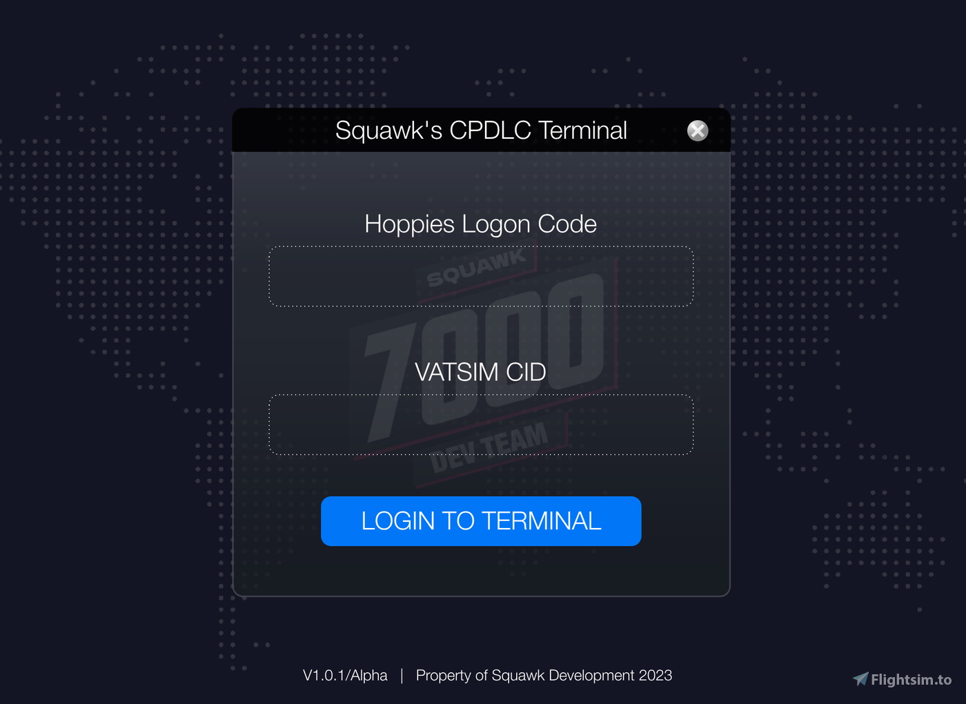 Squawk's CPDLC Terminal for Microsoft Flight Simulator | MSFS
