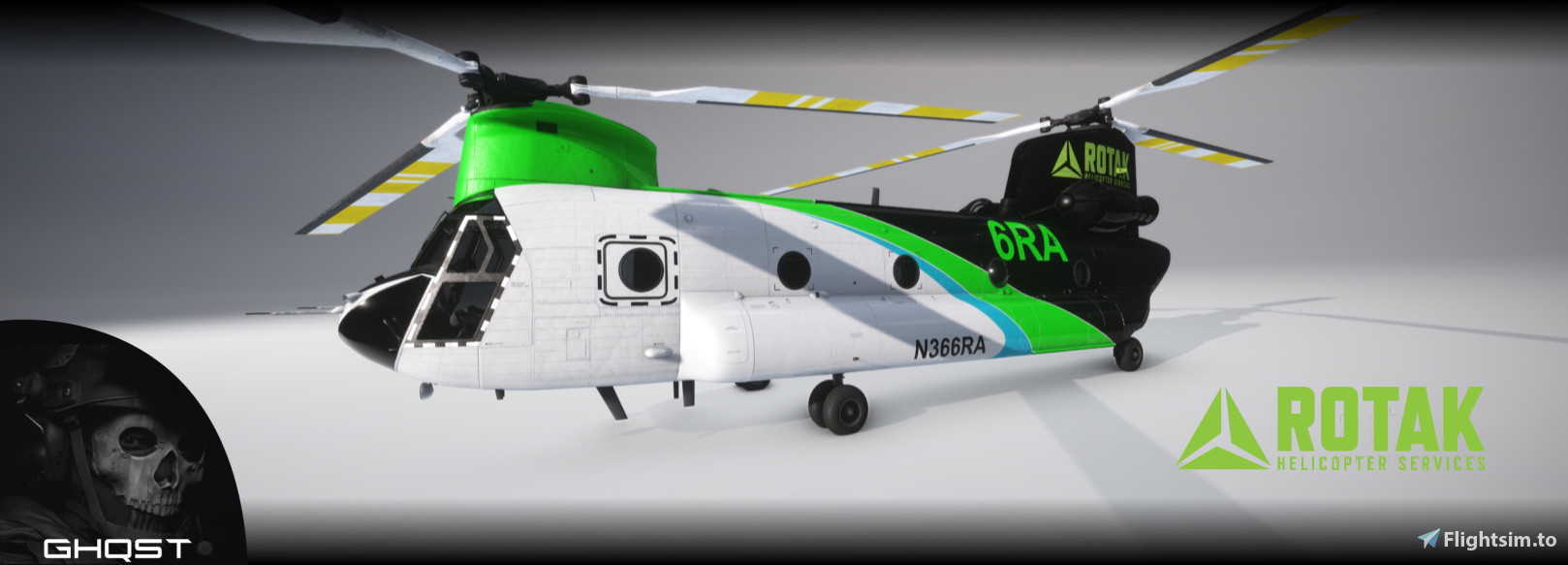 ROTAK Helicopter Services V2 CH-47D | N366RA | 4K - MSFS Add-on ...