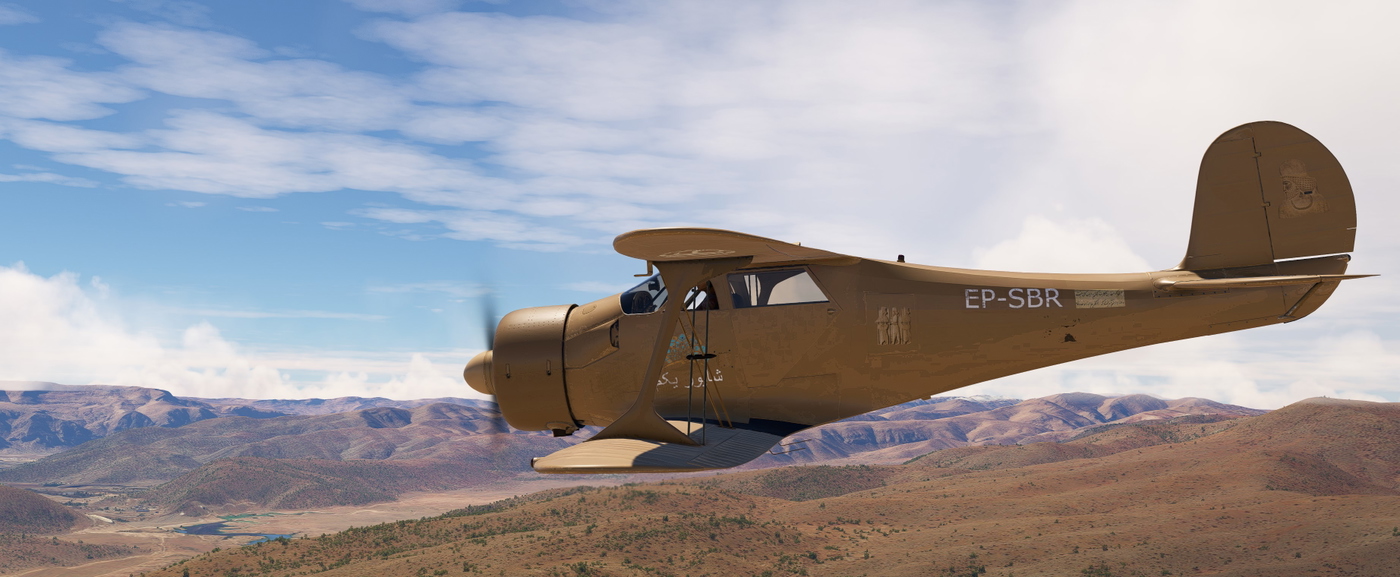 Staggerwing EP-SBR Shapur beige for Microsoft Flight Simulator | MSFS