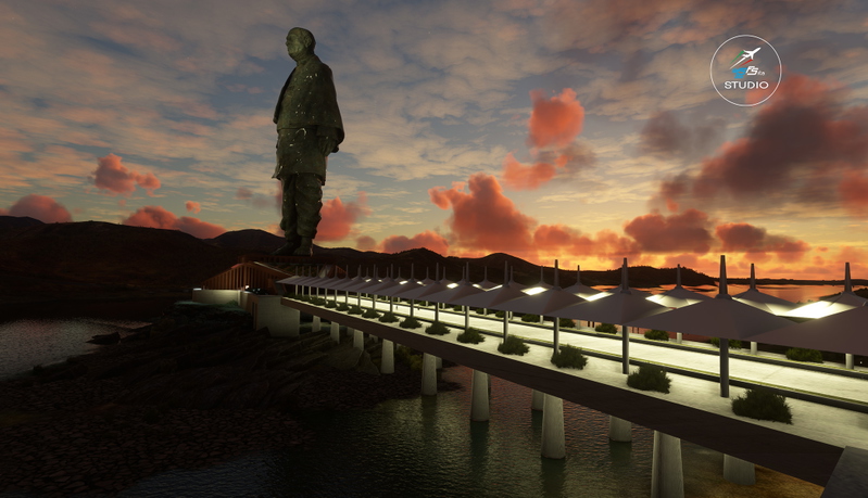 Statue Of Unity - India - Msfsitastudio for Microsoft Flight Simulator ...