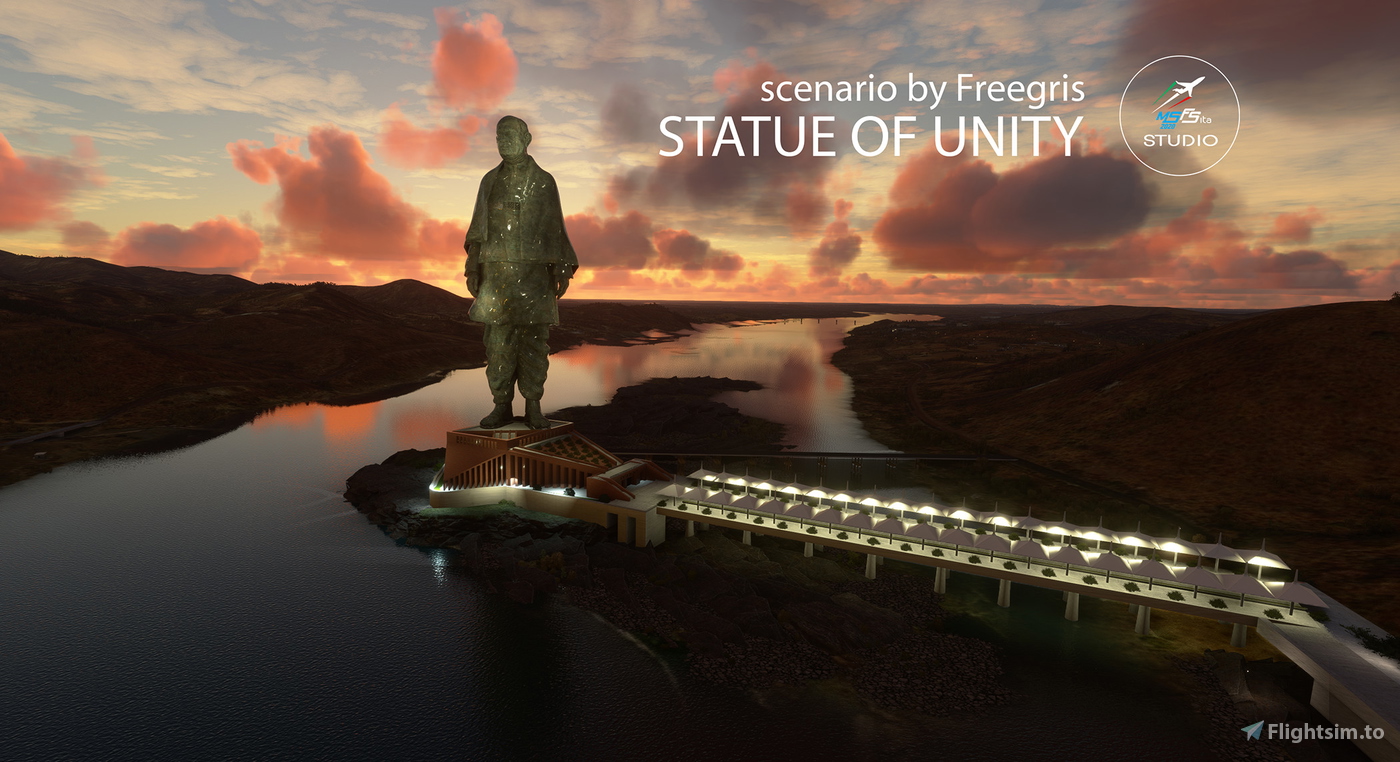 Statue Of Unity - India - Msfsitastudio for Microsoft Flight Simulator ...