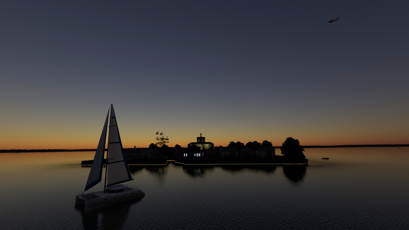 Steinhuder Meer with Boats (and "Festung Wilhelmstein") for Microsoft ...
