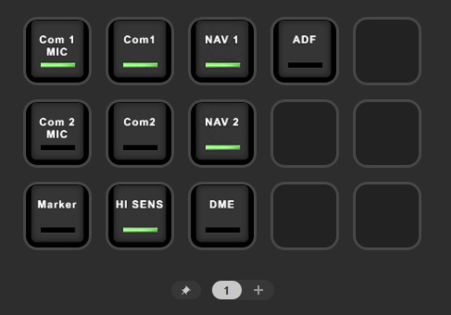 Stream Deck - Default KA 350 Comms/Audio Panel for MSFS 2020 for ...