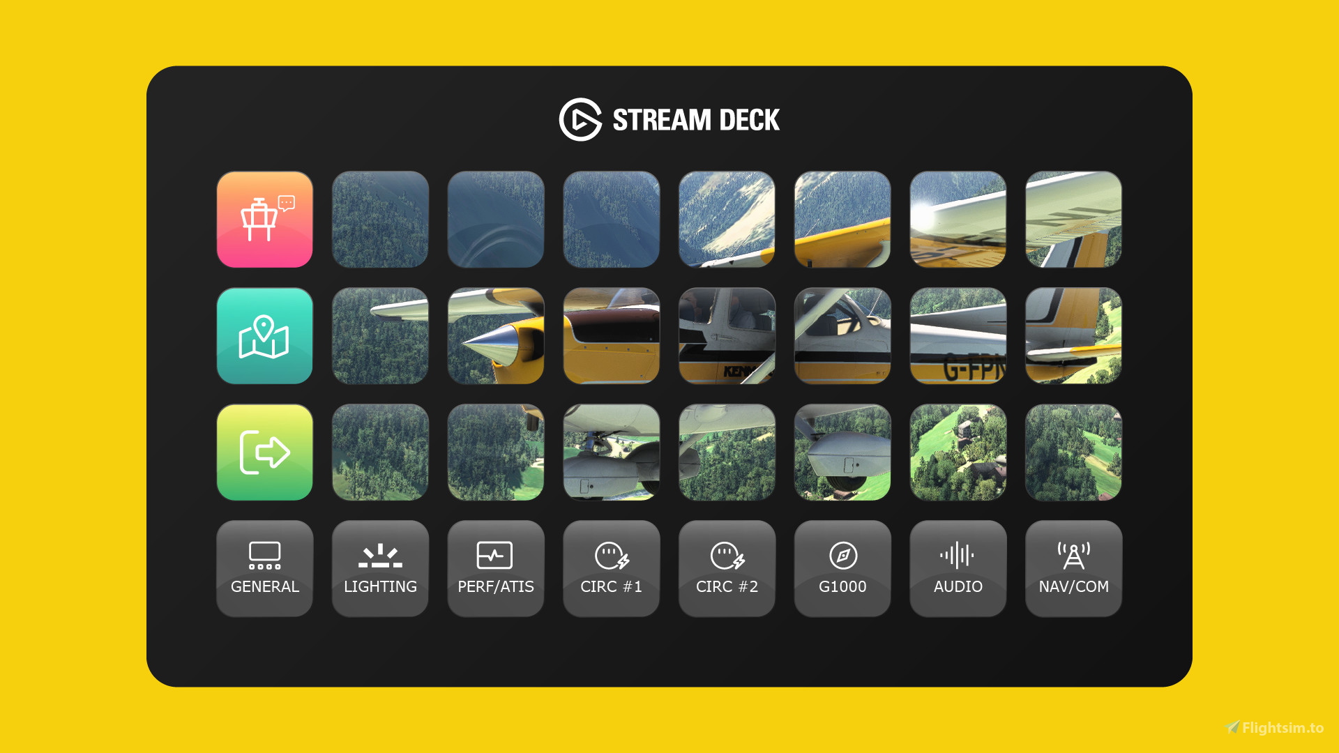 Flight Panels - Stream Deck Series: Cessna 172 Skyhawk (G1000) (FS2020 ...