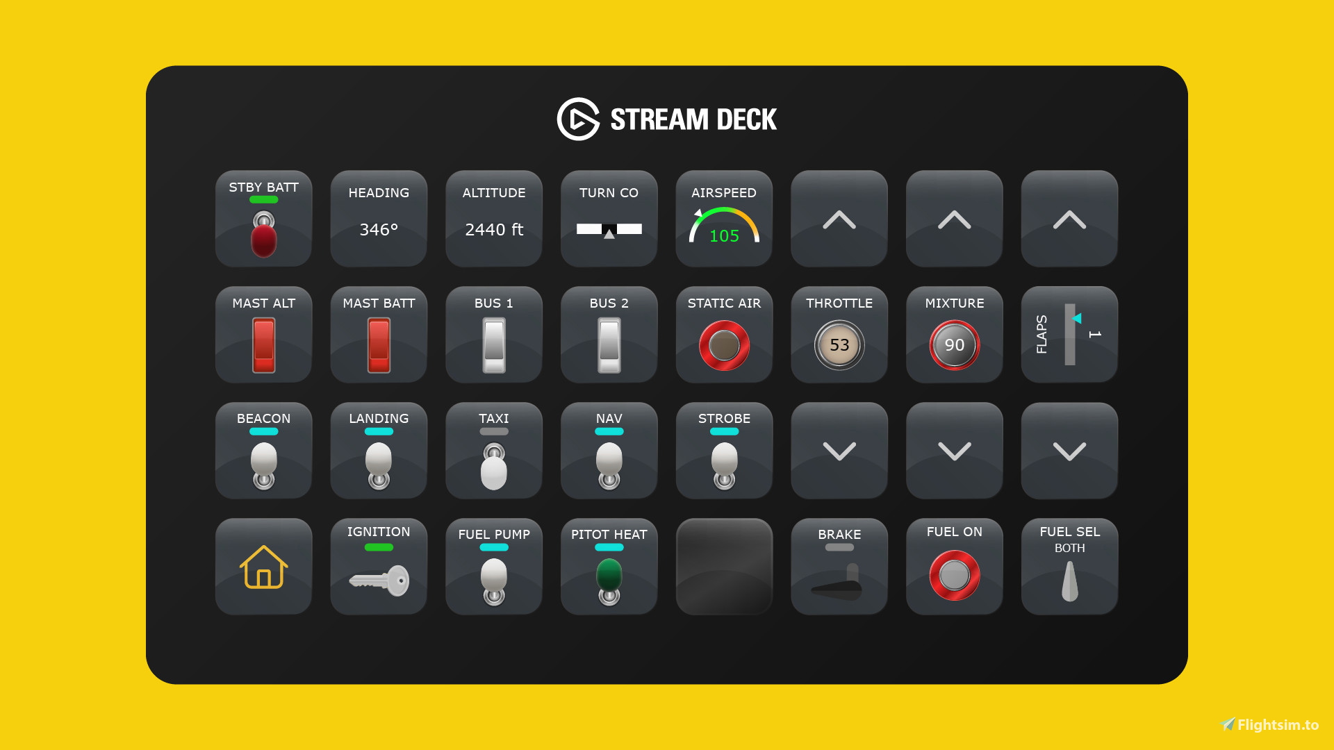 Flight Panels - Stream Deck Series: Cessna 172 Skyhawk (G1000) (FS2020 ...