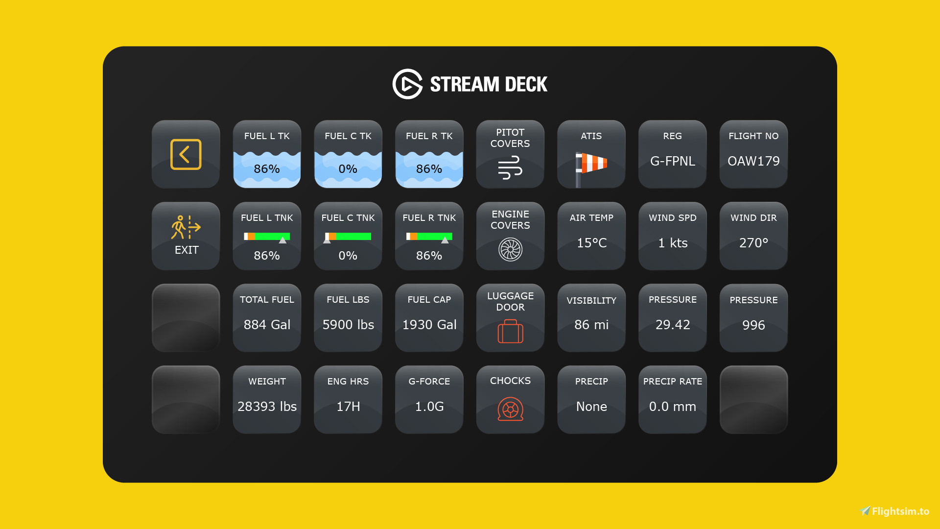 Flight Panels - Stream Deck Series: Cessna Citation X for Microsoft ...