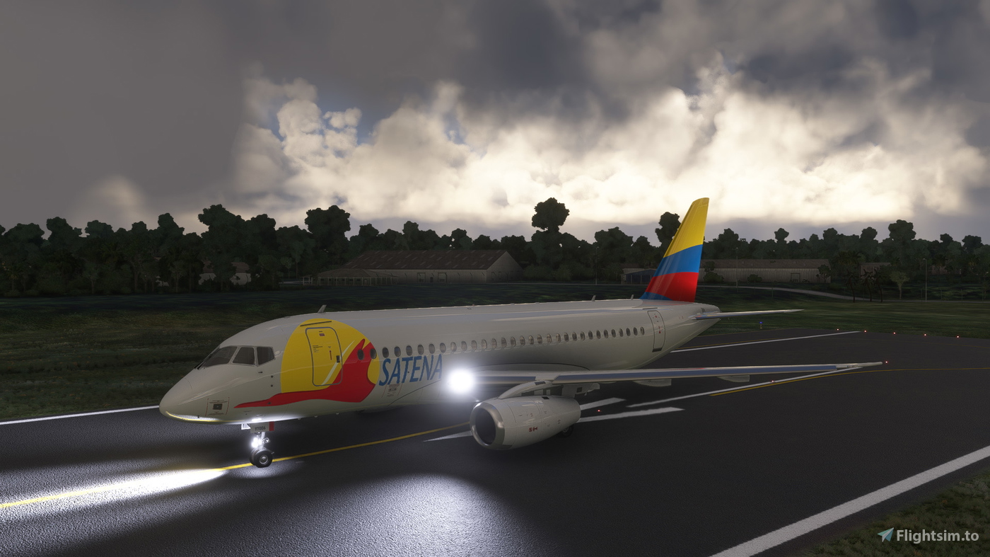 Sukhoi SuperJet 100 Satena (Fictional) for Microsoft Flight Simulator ...