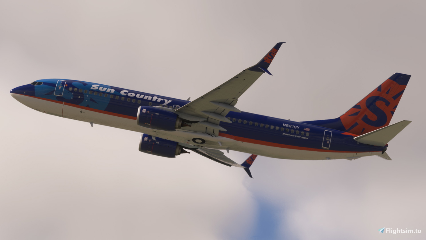 Sun Country (N821SY) - PMDG 737-800 for Microsoft Flight Simulator | MSFS