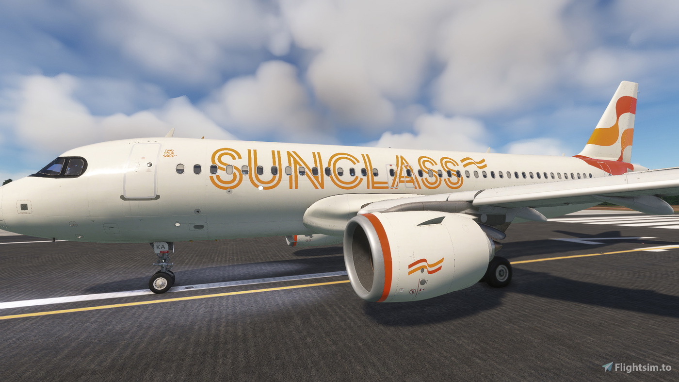 Sunclass Airlines OY-VKA | IniBuilds A320 NEO for Microsoft Flight ...