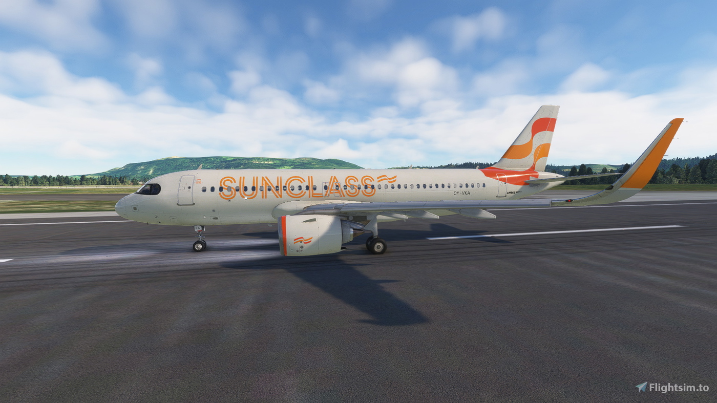 Sunclass Airlines OY-VKA | IniBuilds A320 NEO for Microsoft Flight ...