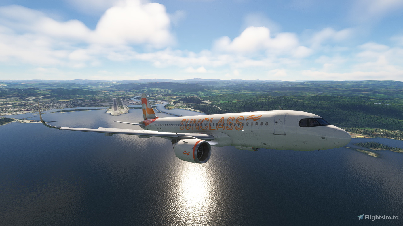 Sunclass Airlines OY-VKA | IniBuilds A320 NEO for Microsoft Flight ...