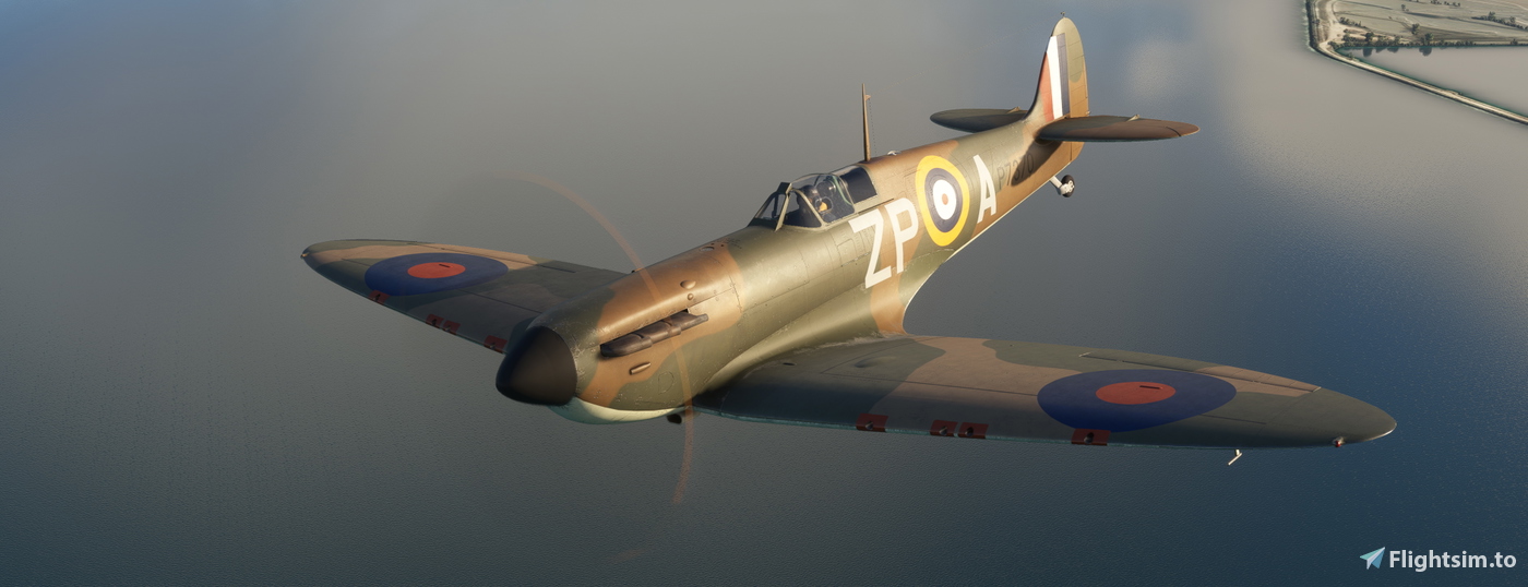 Supermarine Spitfire Mk.1A P7370 ZP-A "Sailor"Malan for Microsoft ...