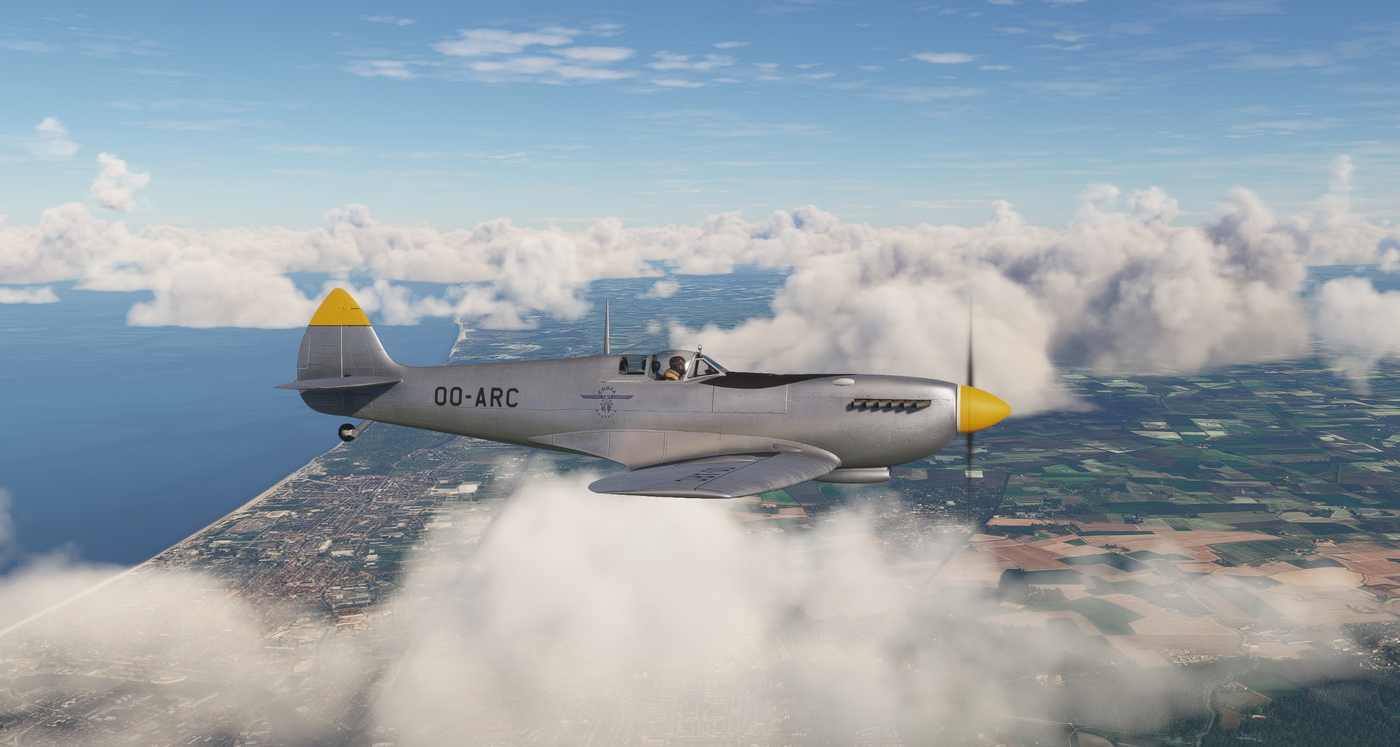Supermarine Spitfire Mk.IX OO_ARC Cogea Nouvelle for Microsoft Flight ...