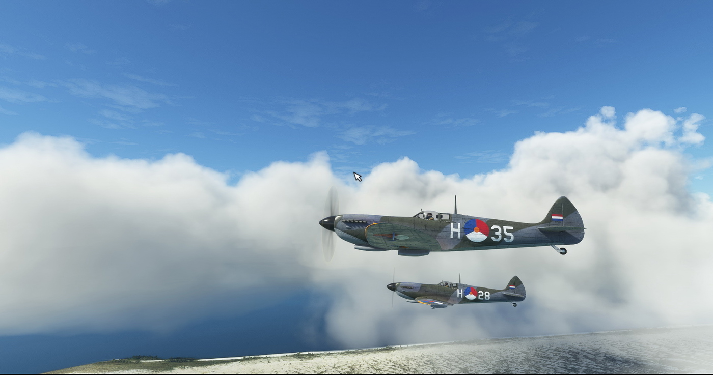 Supermarine Spitfire Mk.IXc H-28 Dutch Air Force for Microsoft Flight ...