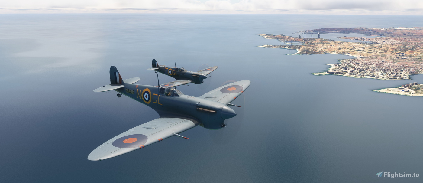 Supermarine Spitfire Mk.V Tropical 185 Squadron GL-E & GL-N for ...