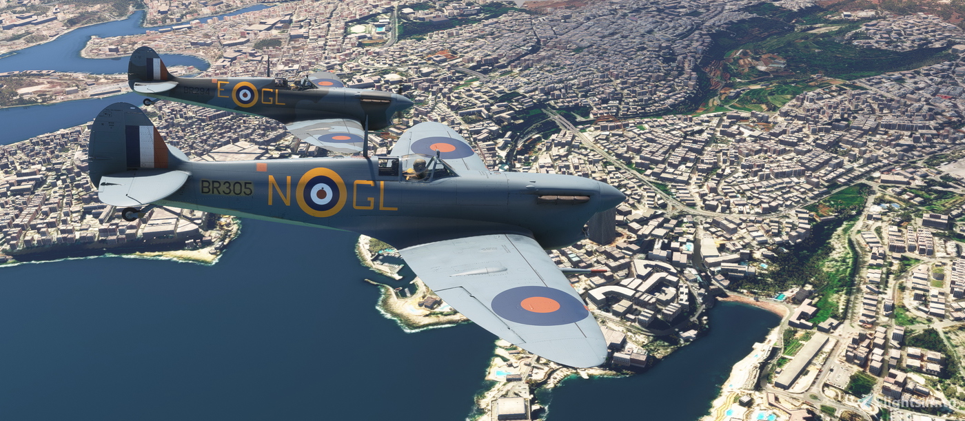 Supermarine Spitfire Mk.V Tropical 185 Squadron GL-E & GL-N for ...